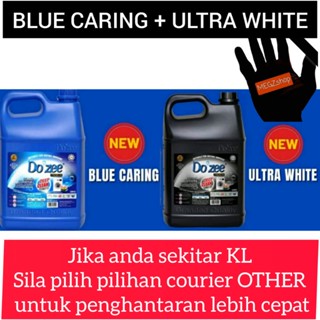 Combo sabun dozee ultra white & blue caring (2 botol) Pencuci Pakaian ...