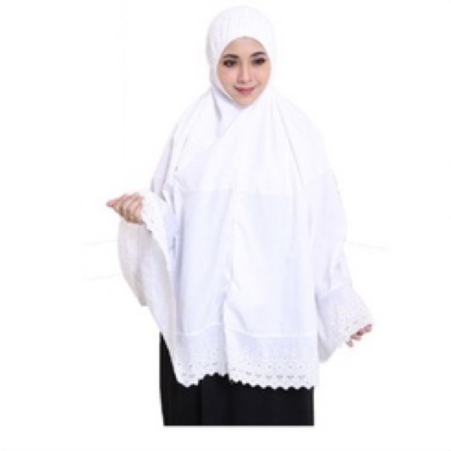 mini telekung cotton hitam dan putih | Shopee Malaysia