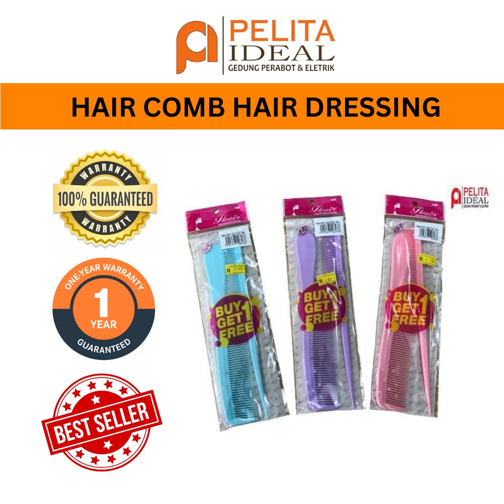 GIRL GROOMING [2 IN 1] HAIR COMB HAIRDRESSING / SIKAT RAMBUT | Shopee ...