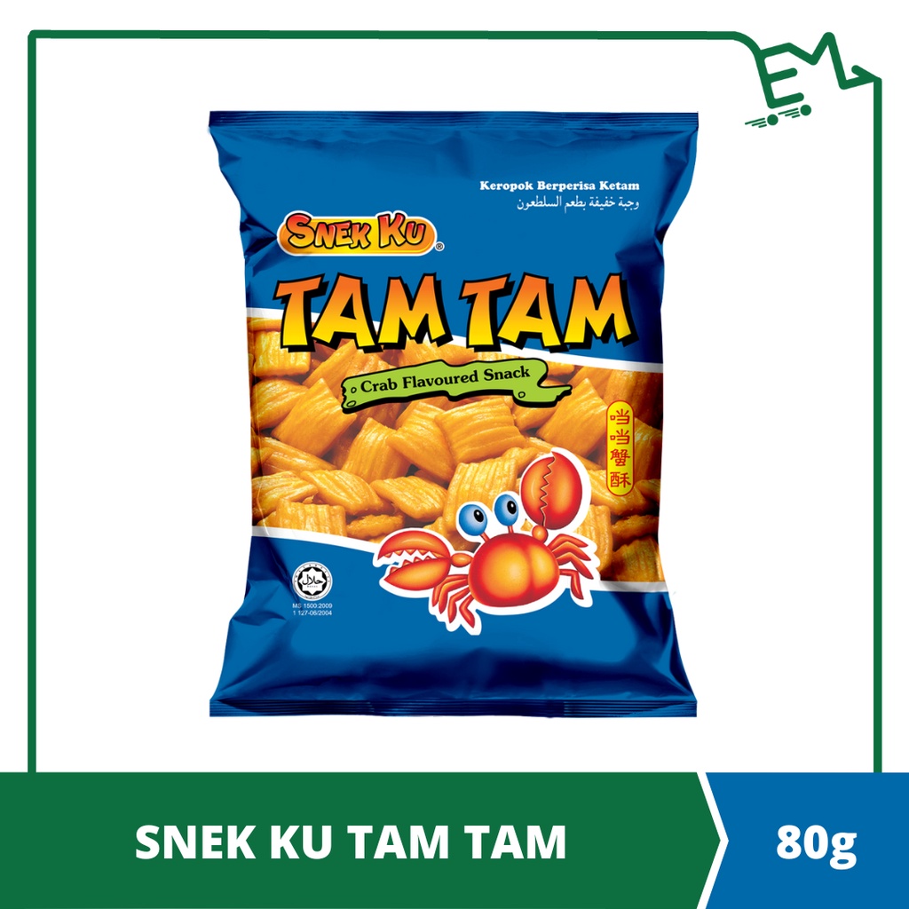 SNEK KU Tam Tam Crab Flavoured Snack 80g | Shopee Malaysia