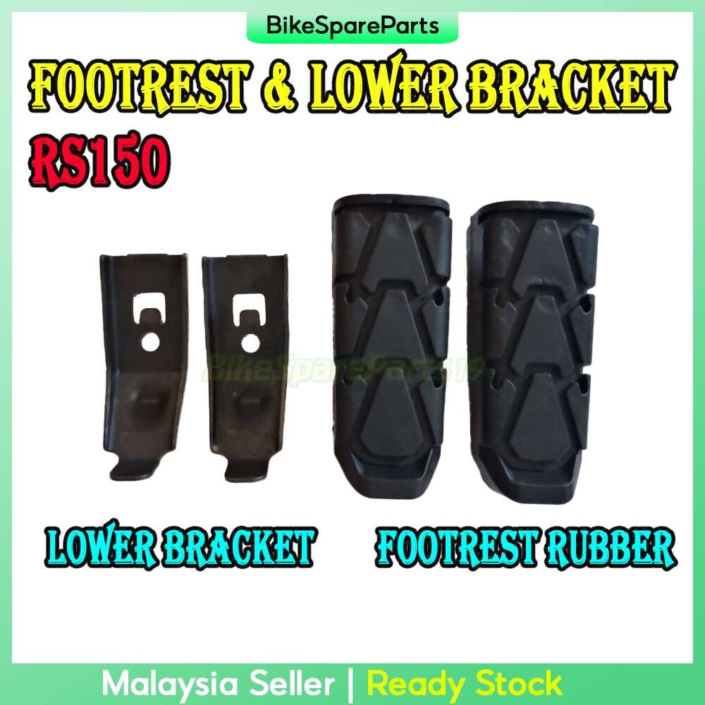 FOOTREST FRONT STEP RUBBER HONDA RS150 RS150R WITH Footrest Lower ...