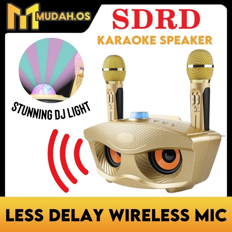 SDRD Karaoke Speaker Bluetooth Bass Karaoke SD-306 Portable Speaker ...