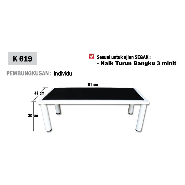 (Ready Stock)Step-Up Board (Bangku Naik Turun) LCO 024 / Alatan Ujian ...