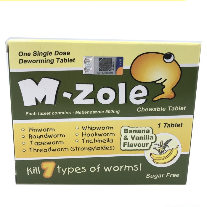 M-Zole Chewable Tablet (1'S) | Shopee Malaysia