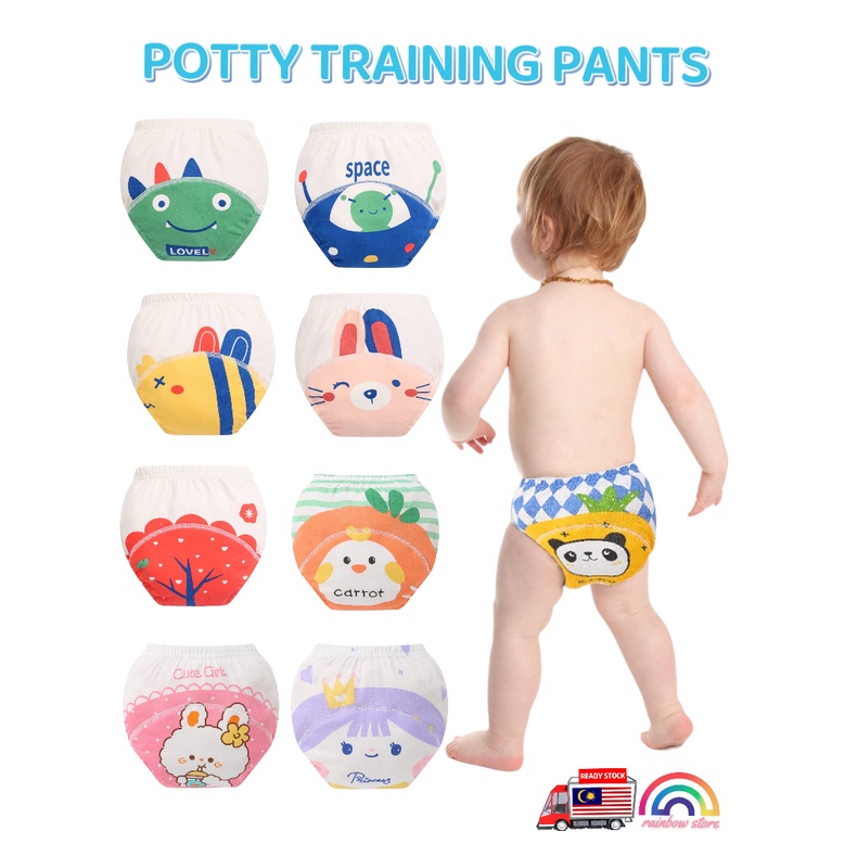 6 Layers Kids Potty Training Pants Seluar Kencing Bayi Baby Underwear ...