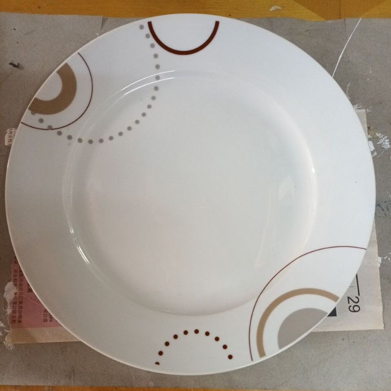 26cm round porcelain plate (various design) | Shopee Malaysia