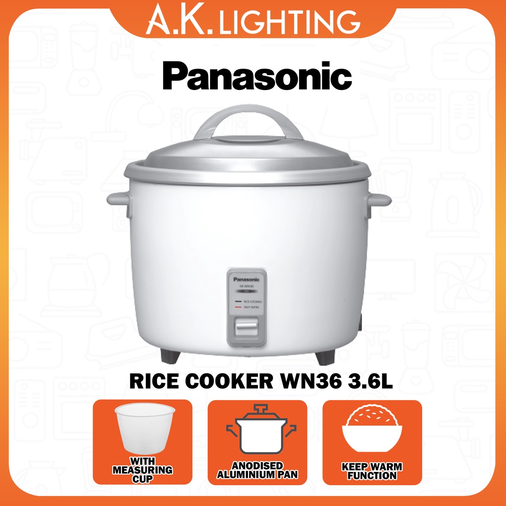 Panasonic Rice Cooker SR-WN36 3.6L | Shopee Malaysia