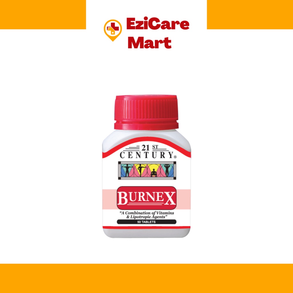 21st Century Burnex Tablets 50's- detox, liver health | Shopee Malaysia