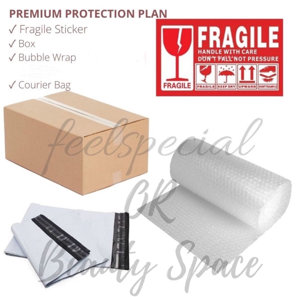 PREMIUM / EXTRA PROTECTION PLAN | Bubble wrap / Box Packaging / Courier ...