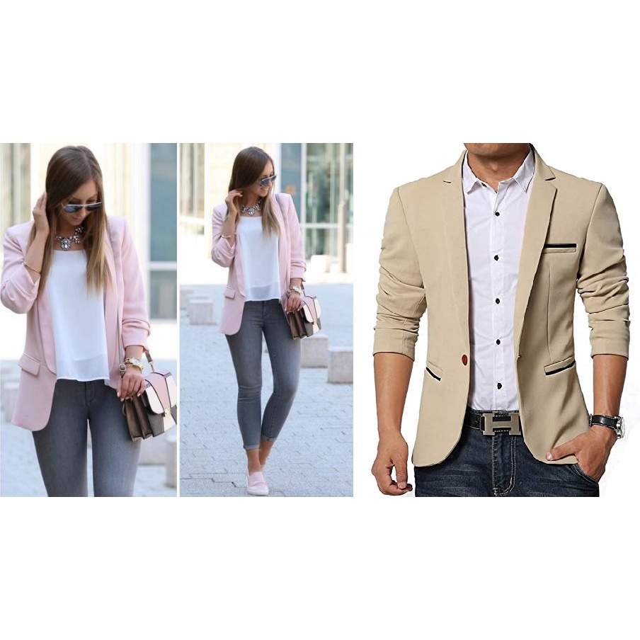 BLAZER WOMEN BLAZER MEN JAKET COAT | Shopee Malaysia