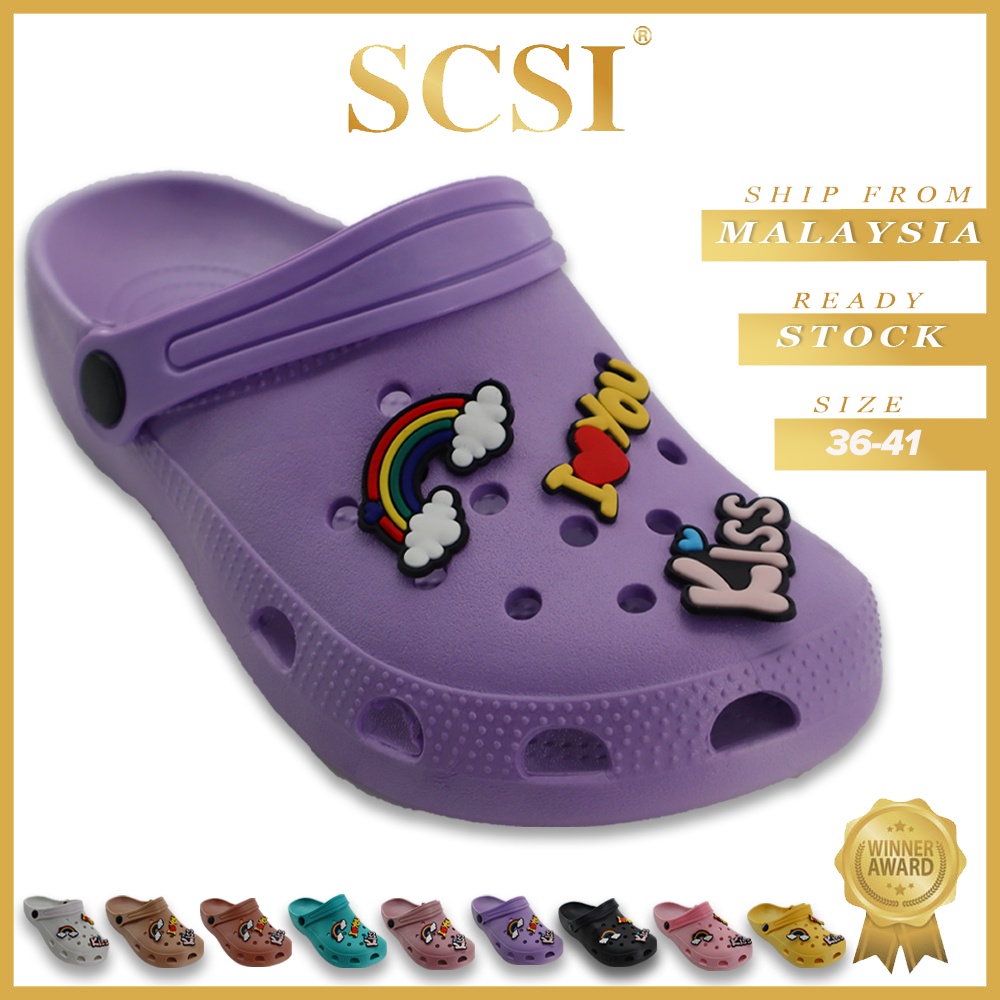 [Size 36-41] SCSI Crocs Women / Women Crocs Shoes / Clog Shoes Women ...