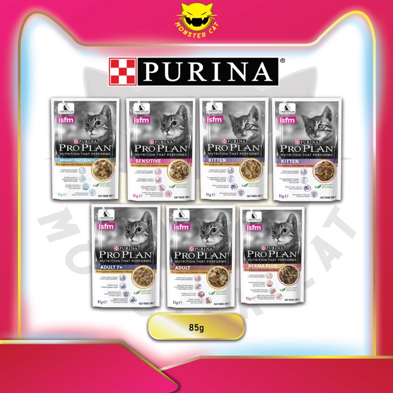 PURINA PRO PLAN 85g Cat Wet Food Pouch ( Super Premium ) | Shopee Malaysia