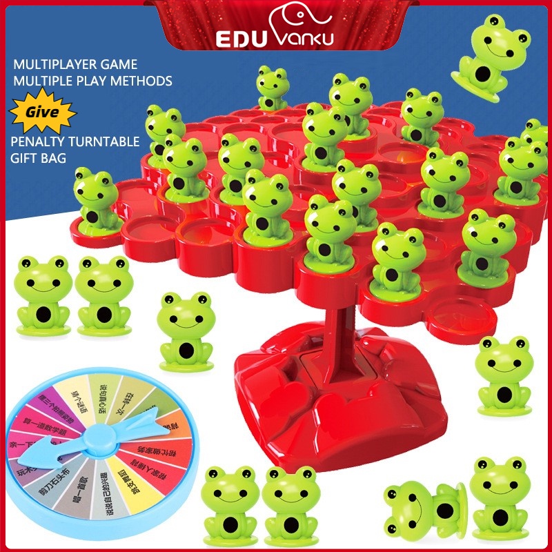 Board Game Toys for Kids Educational Toys 50 Frogs and Balance Tree ...
