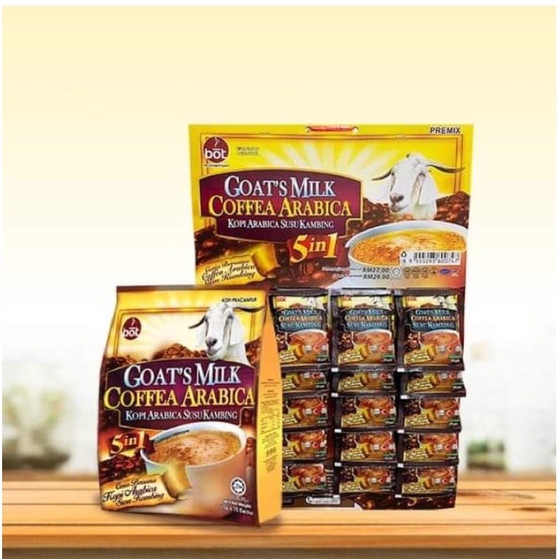 ARABICA KOPI SUSU KAMBING / CHAI ORIGINAL BOT (15SACHET) | Shopee Malaysia
