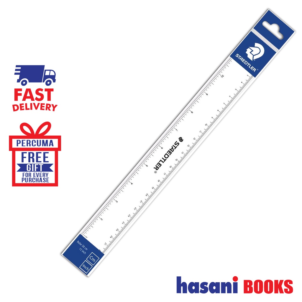 Hasani Staedtler Ruler (30cm) 562 300LPB TH 4007817037058 | Shopee Malaysia