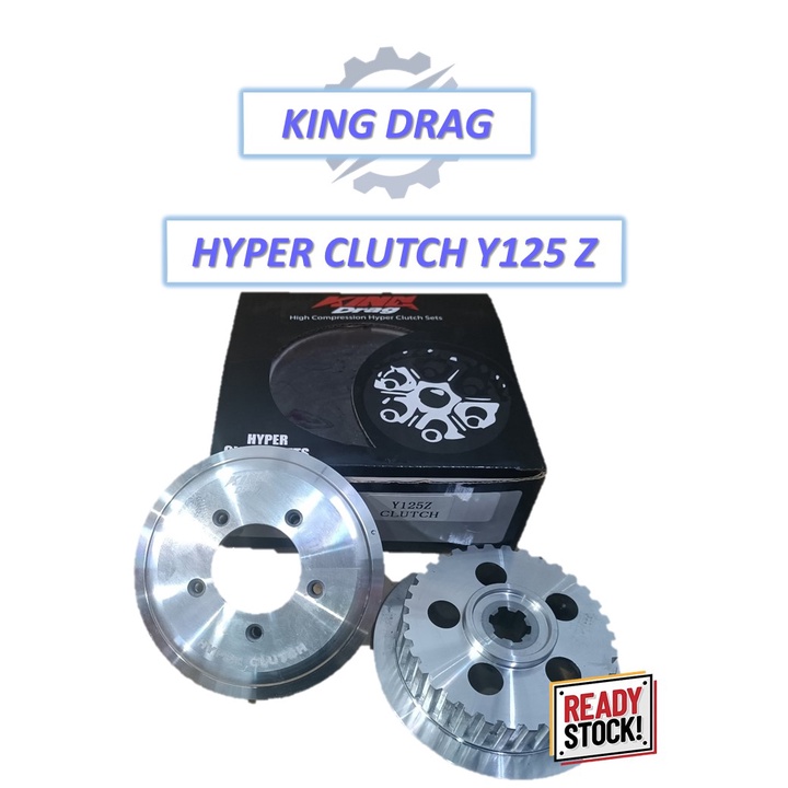 King Drag Racing Hyper Clutch Set For Yamaha Y125 Z / Y 125 ZR ( Ready ...