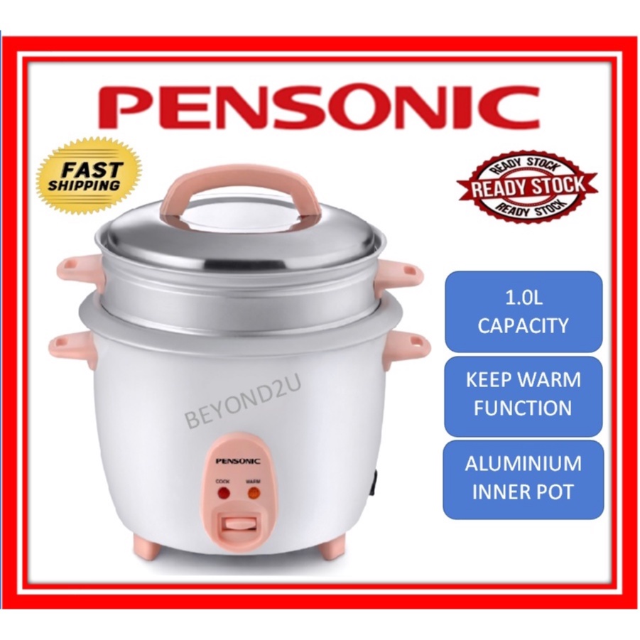 Pensonic 1.0L Rice Cooker PRC-1002S (Free Bubble Wrap) | Shopee Malaysia