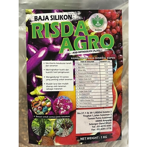 BAJA SILIKON RISDA AGRO - 1 KG | Shopee Malaysia