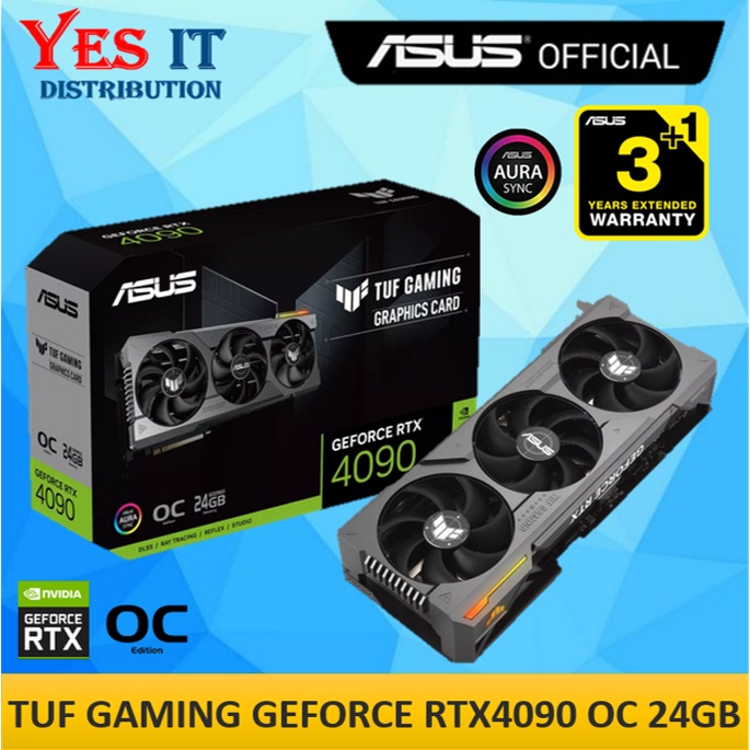 ASUS TUF Gaming GeForce RTX 4090 OC Edition 24GB / RTX4090 24GB GDDR6X Graphics Card | Shopee ...