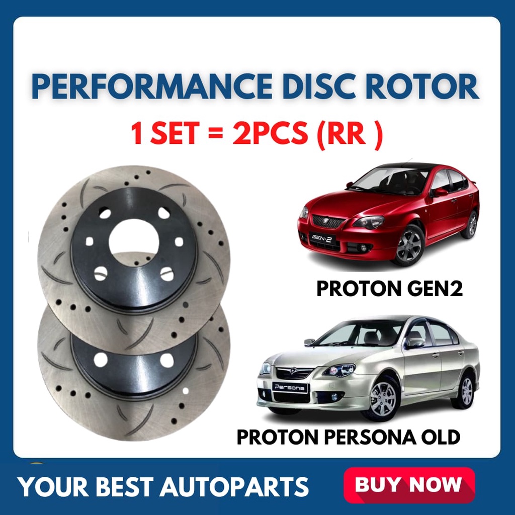 Proton Gen2 Persona OLD Performance Disc Rotor Slotted & Drilled (RR ...