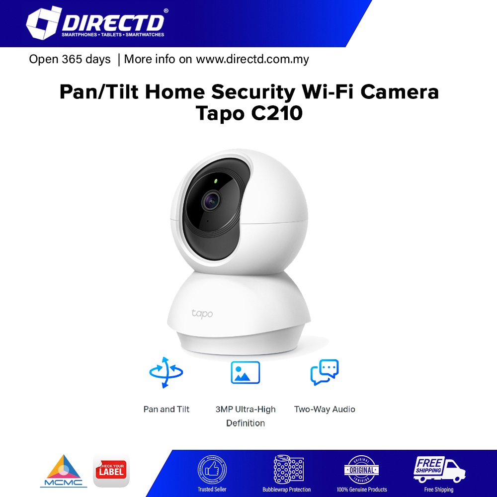 TP-Link Tapo C210 - Pan/Tilt Home Security Wi-Fi Camera | Shopee Malaysia