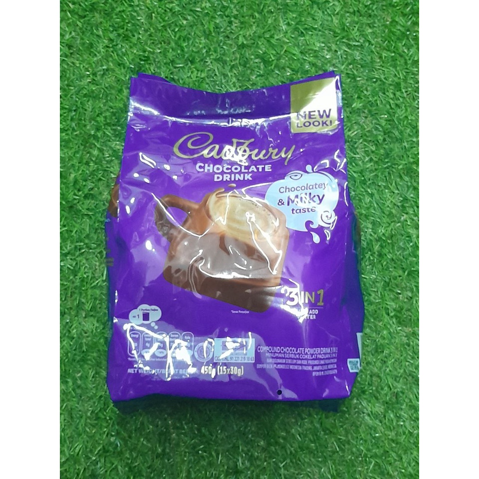 Cadbury chocolate drink 3 in 1 (15 sachets) / SEBUK AIR CADBURY ...