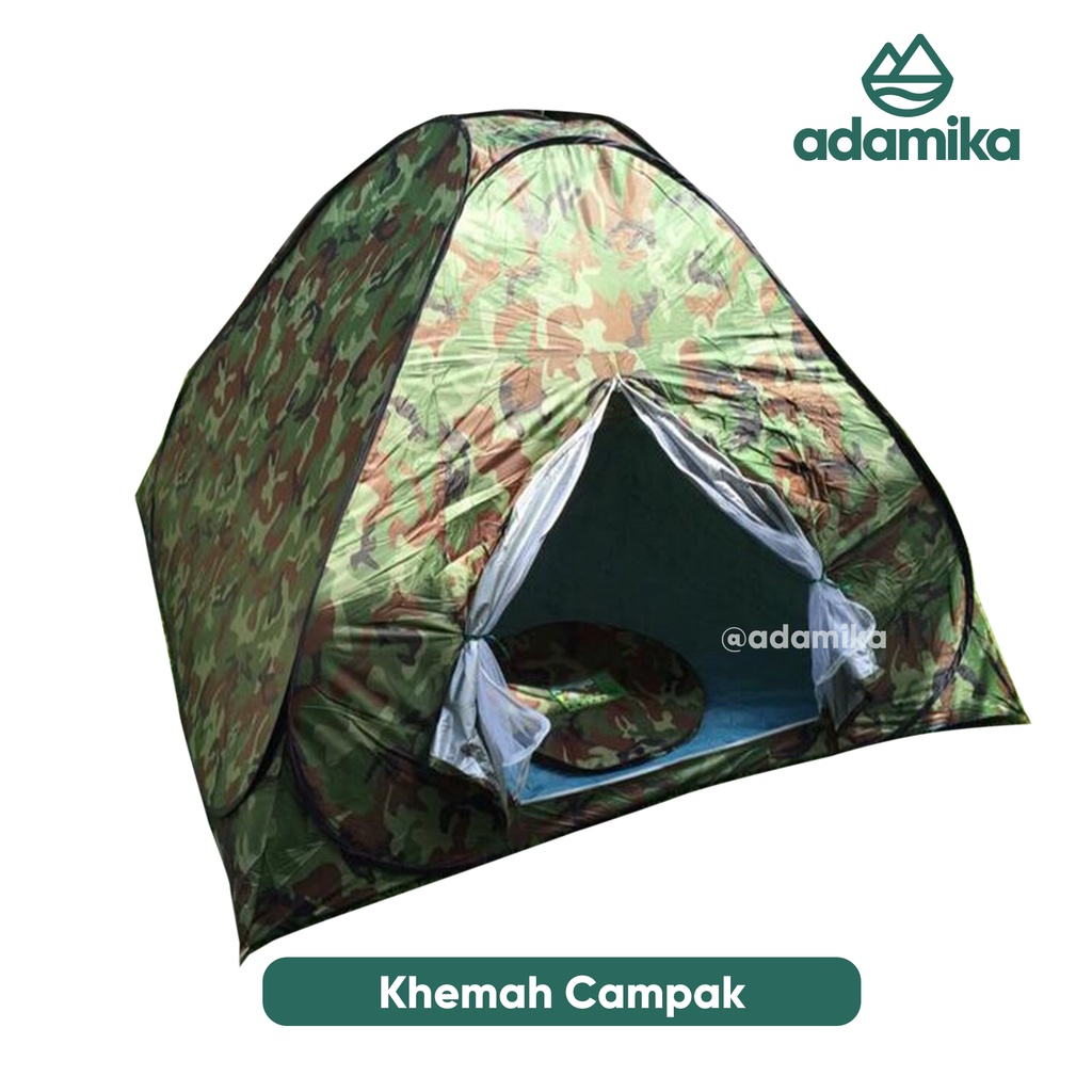 Khemah Campak Popup Tent 5 saat (3person) | Shopee Malaysia