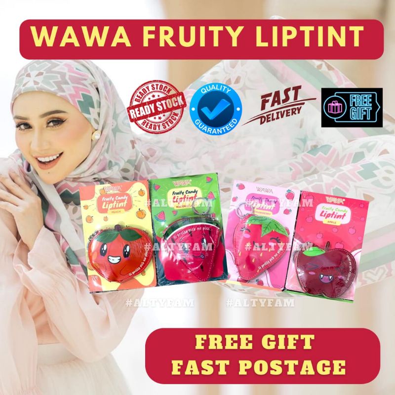 WAWA FRUITY CANDY LIPTINT NEW ORIGINAL HQ | Shopee Malaysia