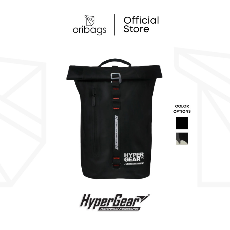 Hypergear Dry Pac Aero Waterproof Backpack - Black/Camo Grey Alpha (25L ...