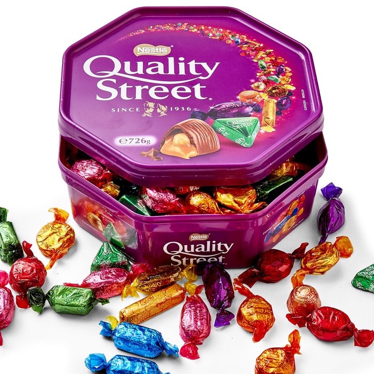 Quality Street British Famous Sweets, Candies & Chocolate Tub 600g ...