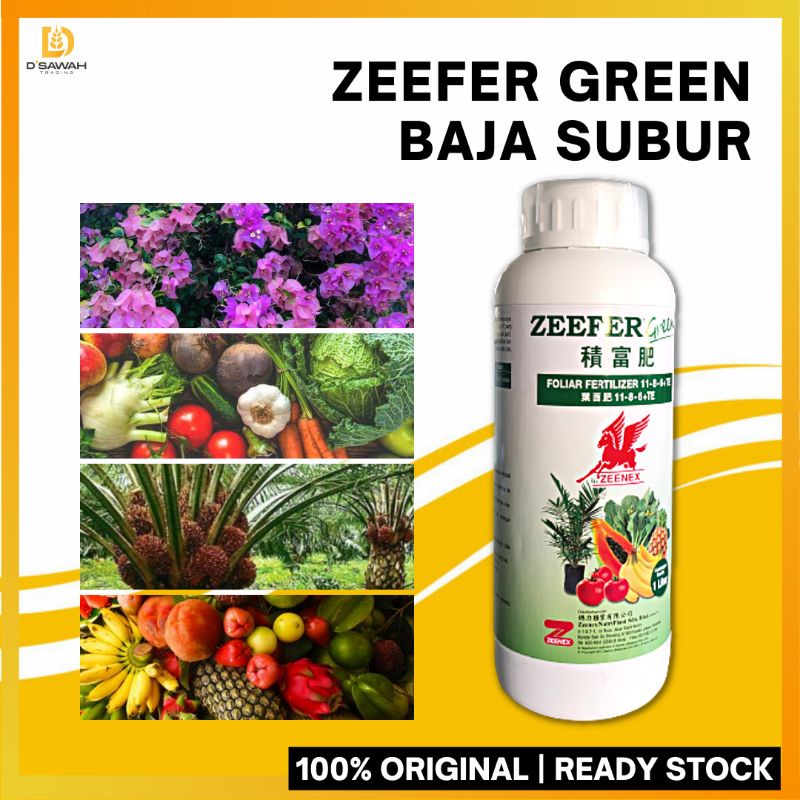 Baja Subur Cap Kuda Merah ZEEFER GREEN Baja Semburan Daun /Foliar ...
