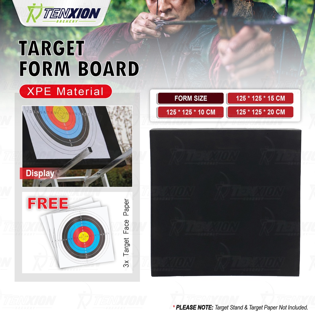 TenXion Archery FreeTarget Face High Durability EVA XPE Foam Target ...