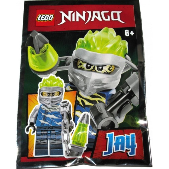 [BOB] LEGO 891958 Jay With MAGAZINE NINJAGO Activity Book Issue 58 New ...