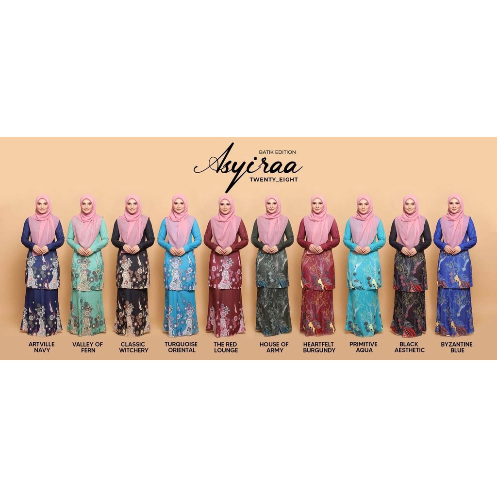 PROMO 2PCS RM100 //KURUNG ASYIRAA TANPA GOSOK VERSI BATIK // SAIZ XS TO ...