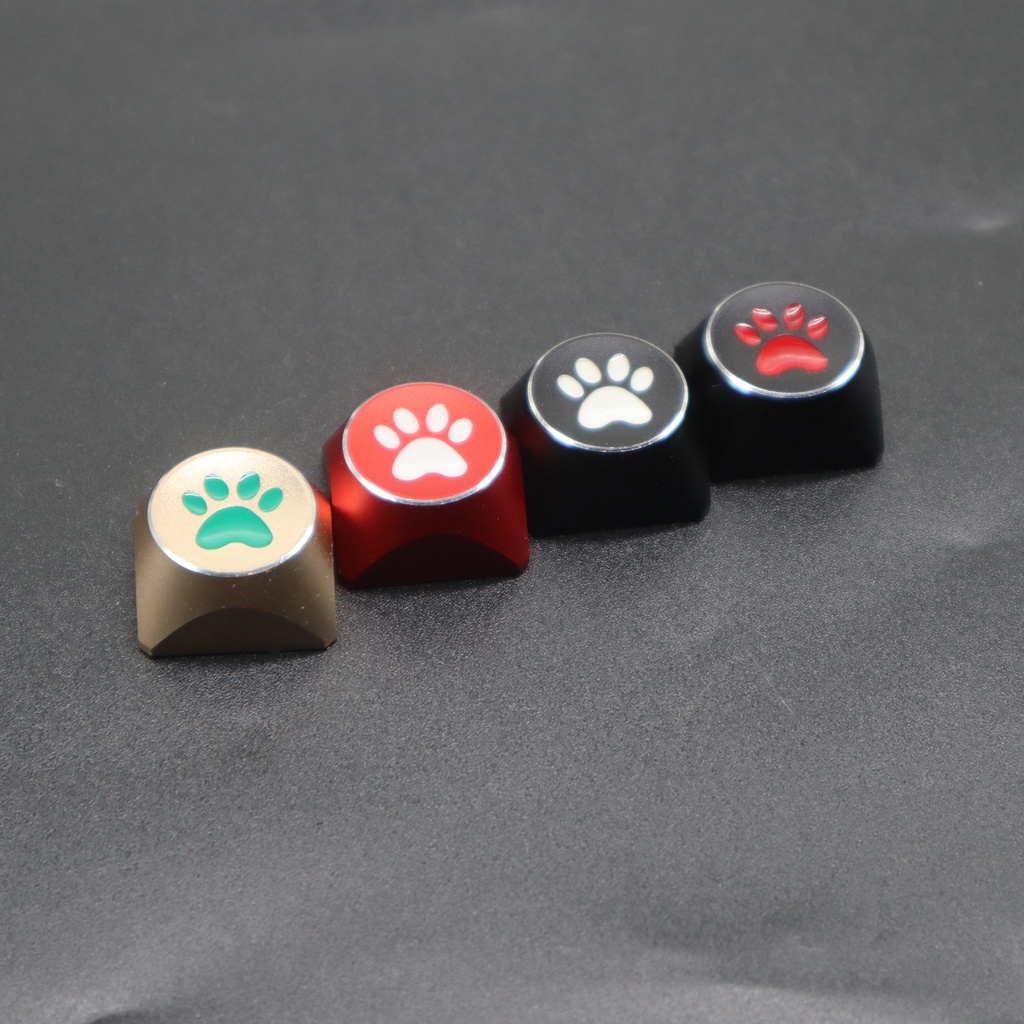 XDA height ball keycap mechanical keyboard color aluminum alloy cat paw ...
