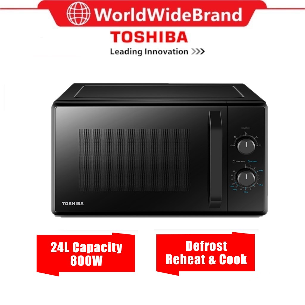 Toshiba MW2-MM24PF(BK) 24L Microwave Oven With Grey Painted Cavity ...