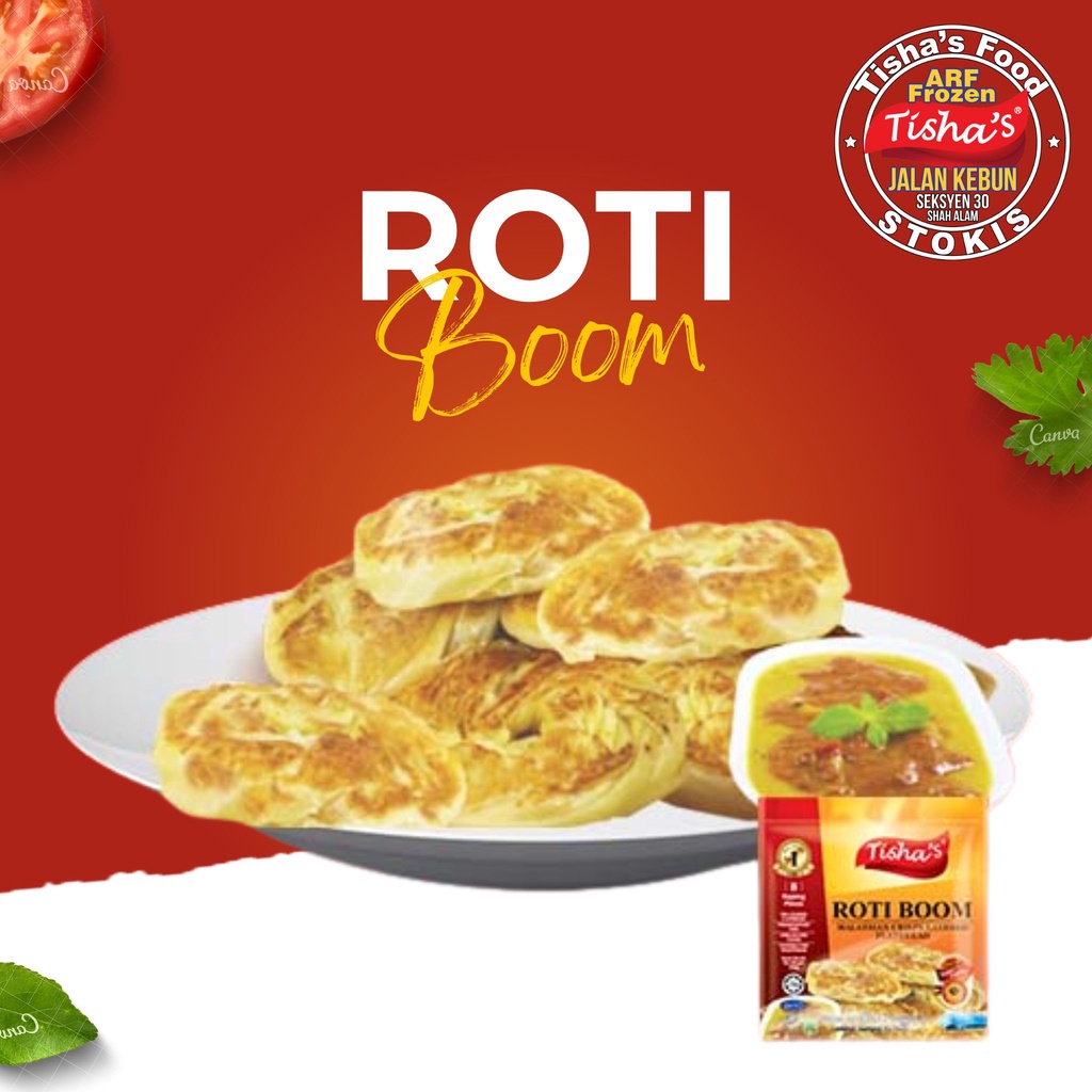 Roti Boom Frozen TISHA'S (Delivery LEMBAH KLANG sahaja) | Shopee Malaysia