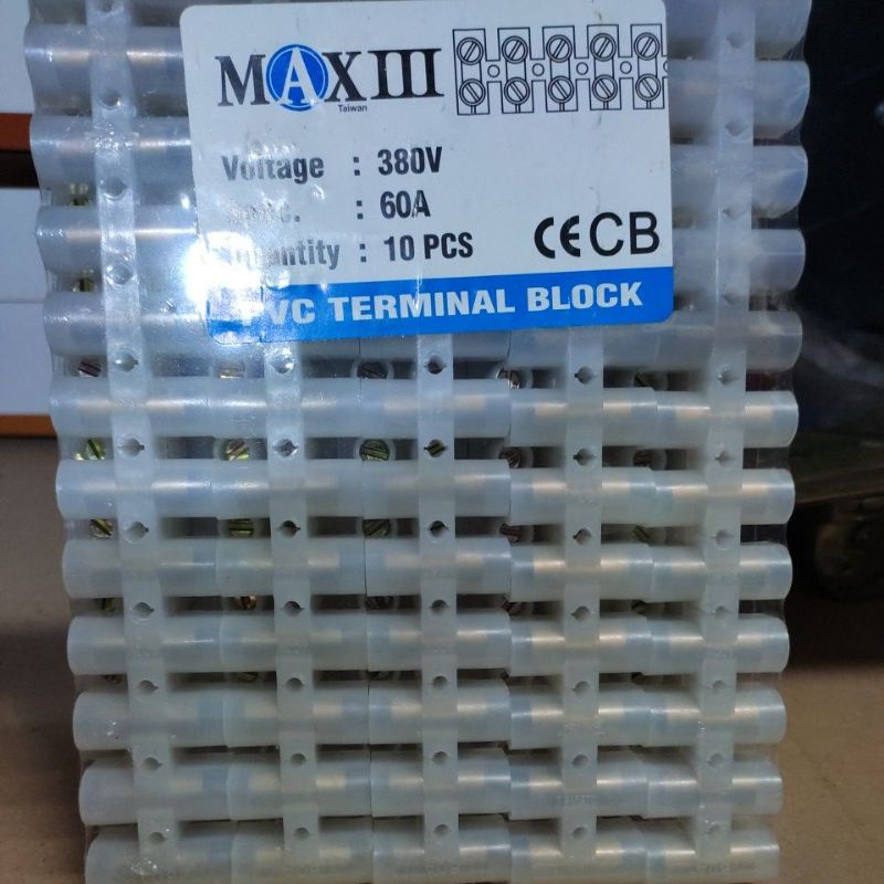 PVC terminal block 60A | Shopee Malaysia