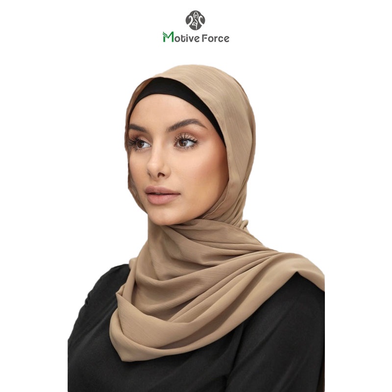 Motive Force Premium Heavy Chiffon Crinkle Shawl (1.7mx0.7m) | Shopee Malaysia