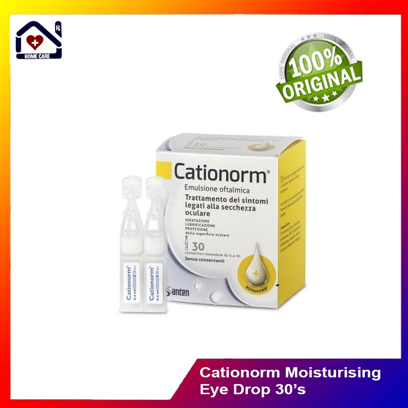 Cationorm Moisturization Eye Drops 30 vials | Shopee Malaysia