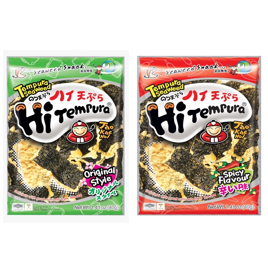 Tao Kae Noi Hi Tempura Seaweed 40G | Shopee Malaysia