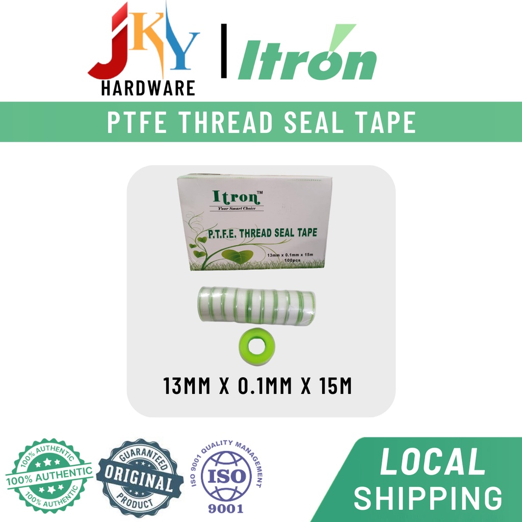 13MM x 0.1MM x 15MM Premium Quality PTFE THREAD SEAL TAPE / WATER PIPE ...