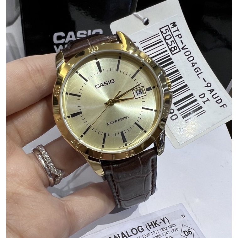 100 Original Casio Men Watch Leather Band Mtp V004l 1a 7a Mtp V004l 1b 2b 1b2 Mtp