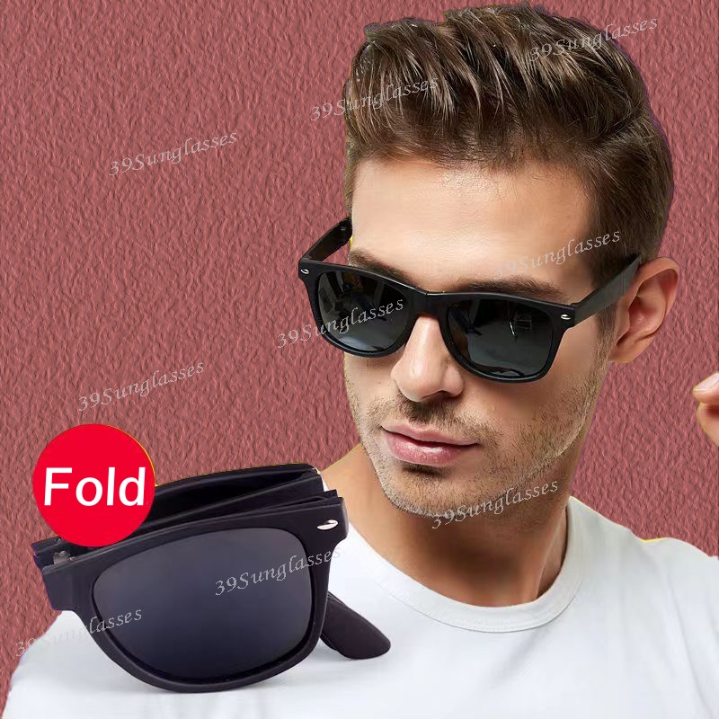 Fashion classic Unisex square Fold Driving Frame Sunglasses Women ...