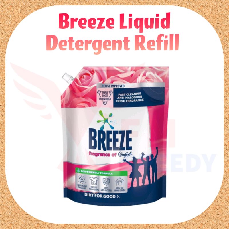 Breeze Liquid Detergent Refill Fragrance Of Comfort | Shopee Malaysia