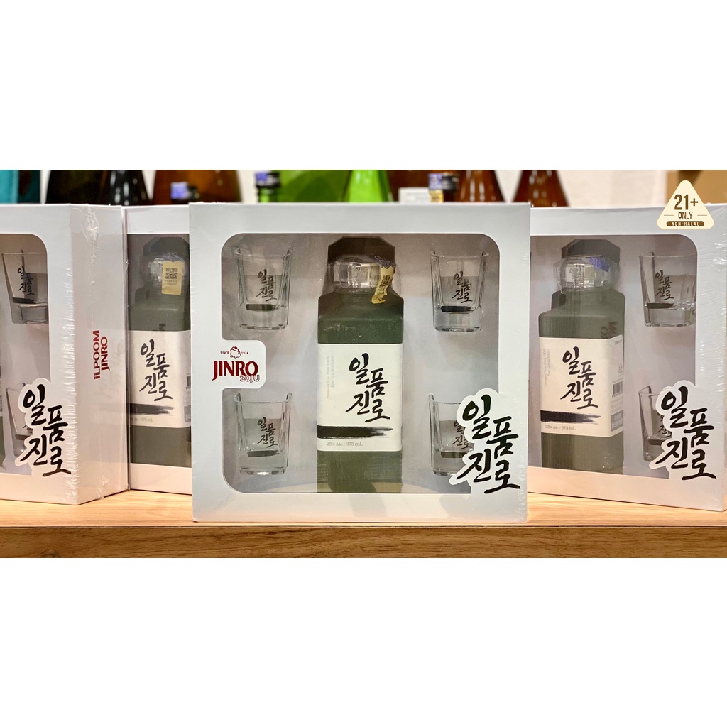 Jinro Ilpoom Premium Soju Set 375ml | Shopee Malaysia