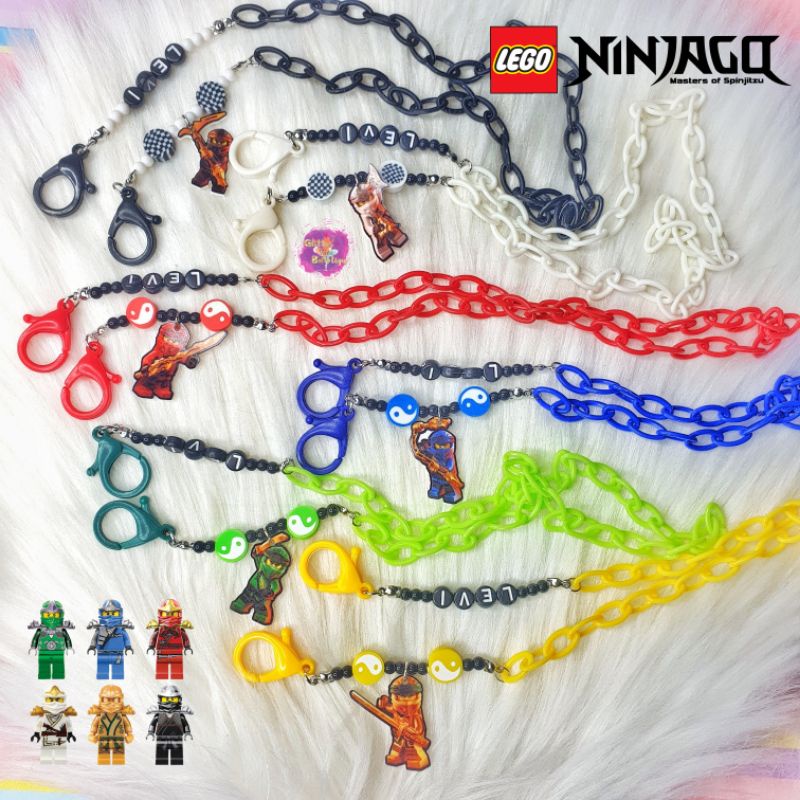 Ninjago Mask Chain For Kids Lego Mask Necklace Ninjago Mask Strap Lego Mask Lanyard Ninjago ...