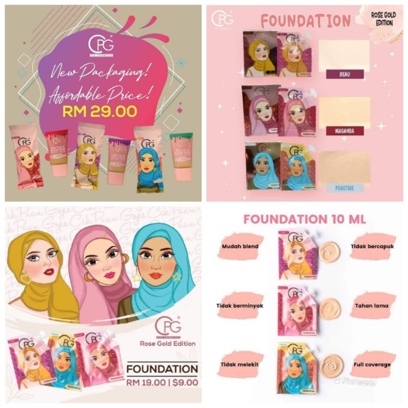 CPG FOUNDATION NEW PACKAGING 10 ML & 20ML | Shopee Malaysia