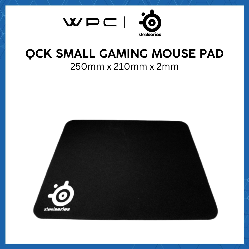 STEELSERIES QCK MINI GAMING MOUSE PAD BLACK ( 63005 ) | Shopee Malaysia
