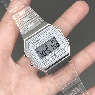 F91W#1 TRANSPARENT Kids Student's Watch F-91WS-2DF / F-91WS-4DF / F ...